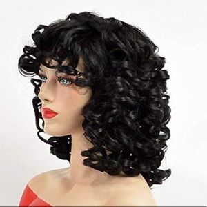 Fashiondeityshair | Accessories | Black Curly Full Cap Wig Nwt | Poshmark
